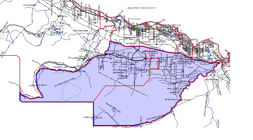 Errington Elementary School Catchment Area Map - School District No. 69 ...